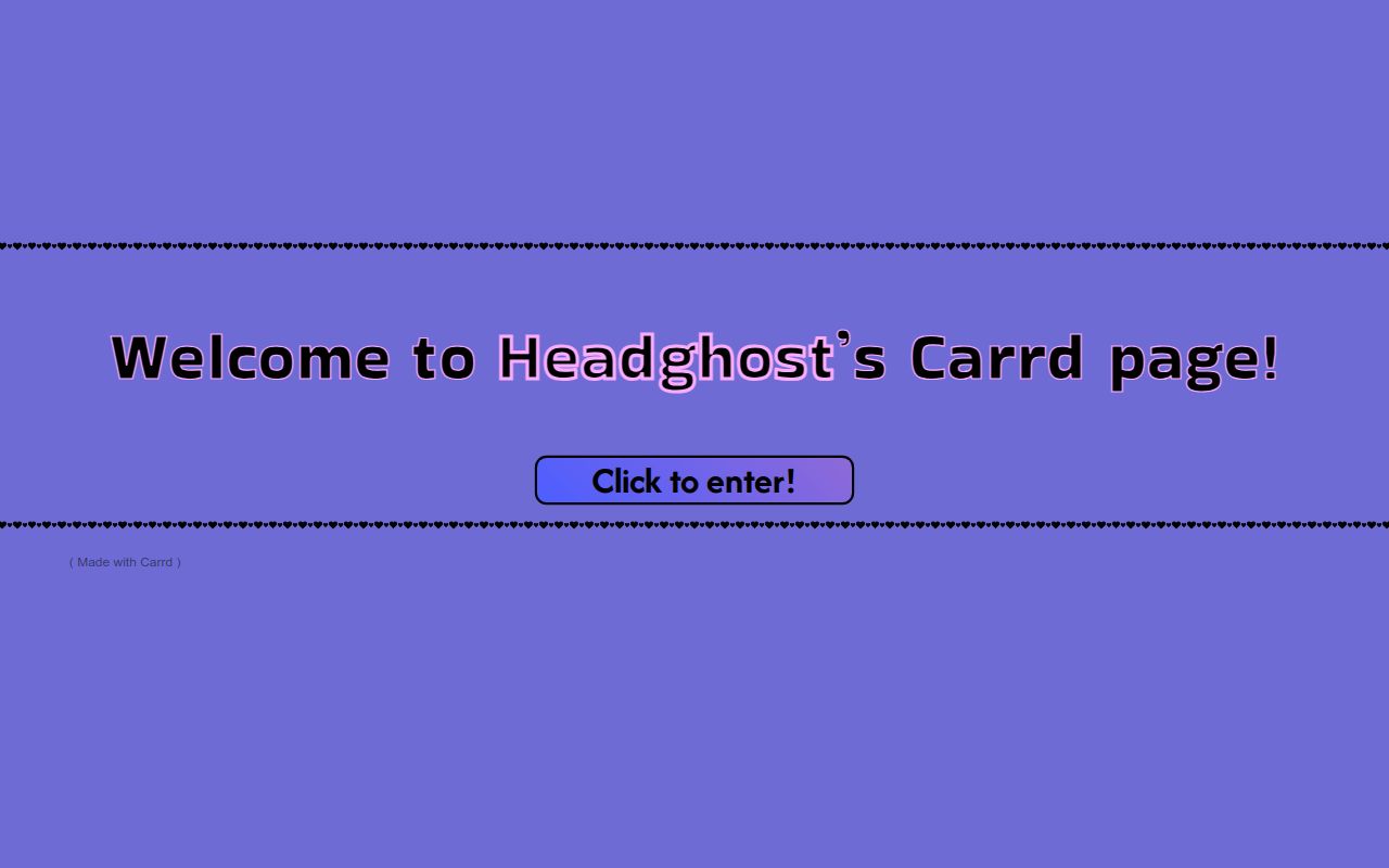 Headghost’s Carrd!